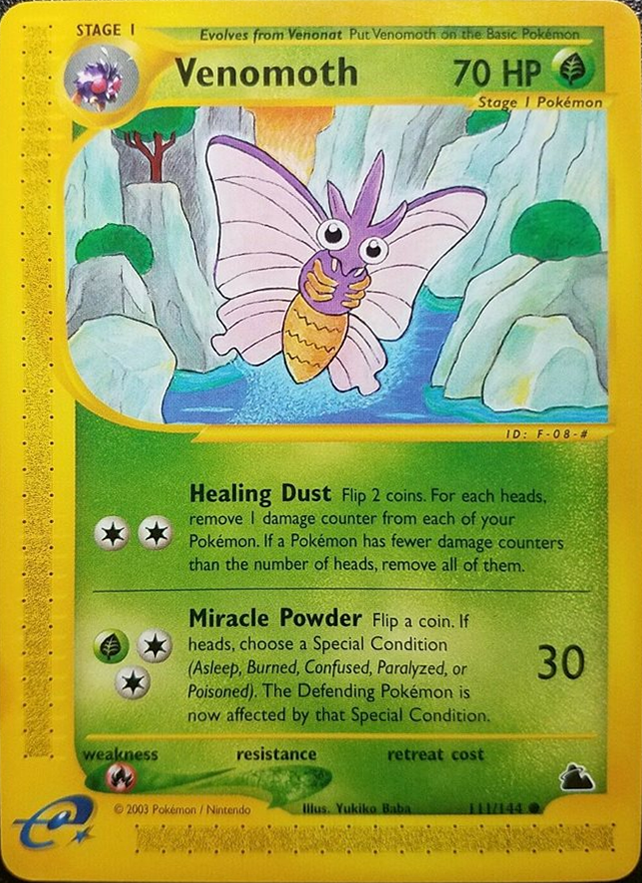 Venomoth (Skyridge TCG) - WikiDex, la enciclopedia Pokémon