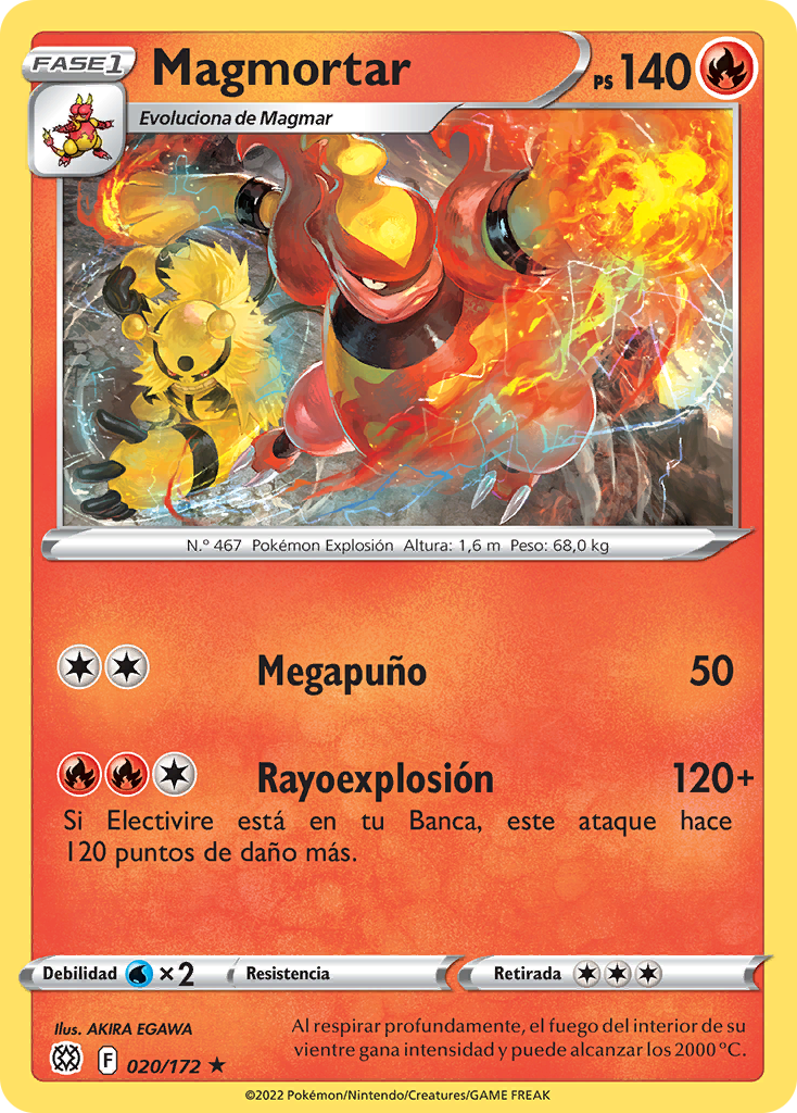 Magmortar (Astros Brillantes TCG) - WikiDex, la enciclopedia Pokémon