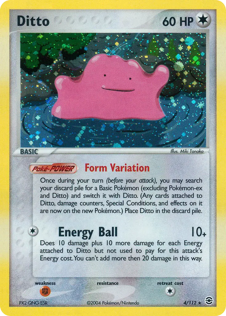 Ditto (FireRed & LeafGreen TCG) - WikiDex, la enciclopedia Pokémon