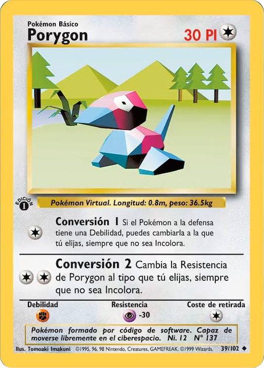 Porygon (Base Set TCG) - WikiDex, la enciclopedia Pokémon