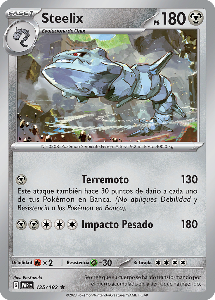 Steelix (Brecha Paradójica TCG) - WikiDex, la enciclopedia Pokémon