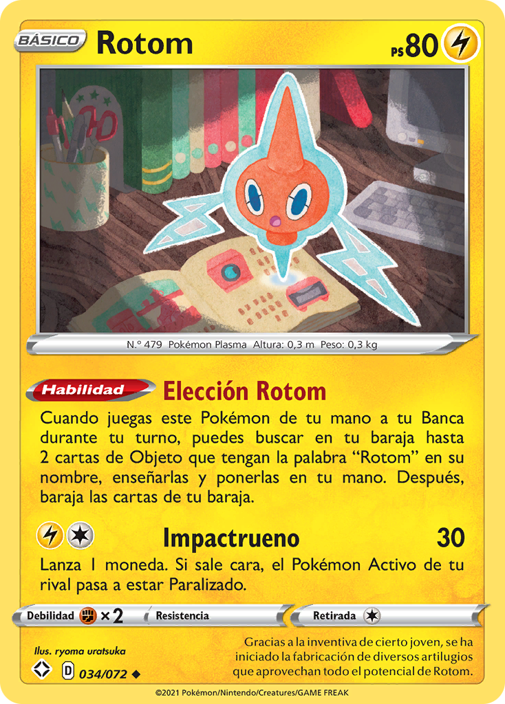 Rotom (Destinos Brillantes TCG) - WikiDex, la enciclopedia Pokémon