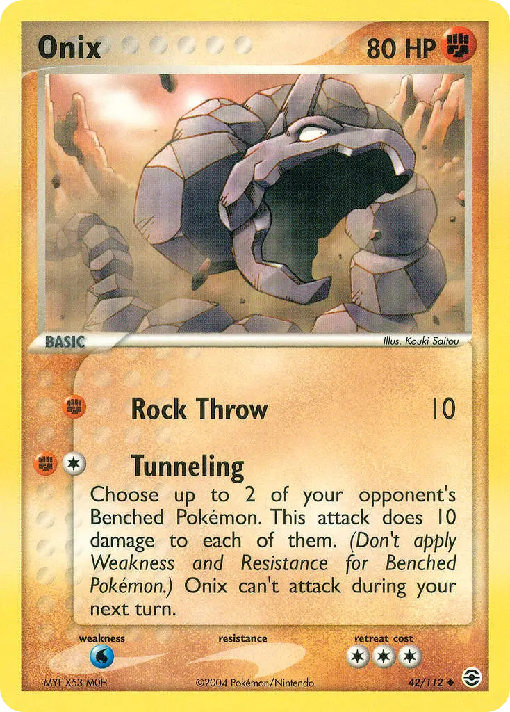 Onix (FireRed & LeafGreen TCG) - WikiDex, la enciclopedia Pokémon