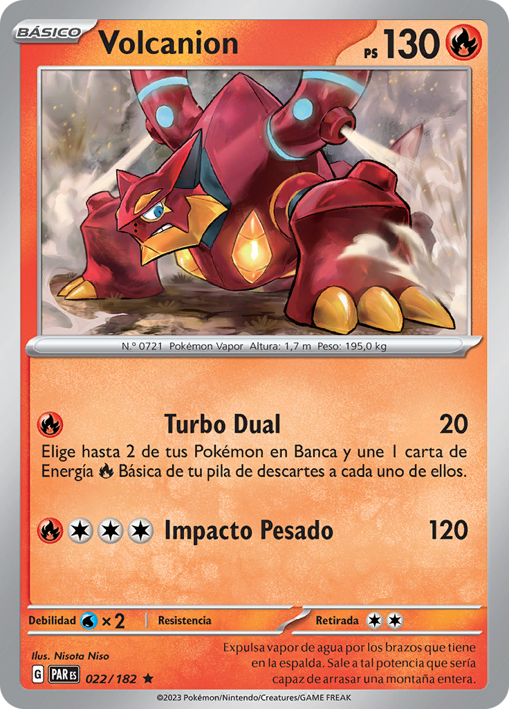 Volcanion (Brecha Paradójica TCG) - WikiDex, la enciclopedia Pokémon