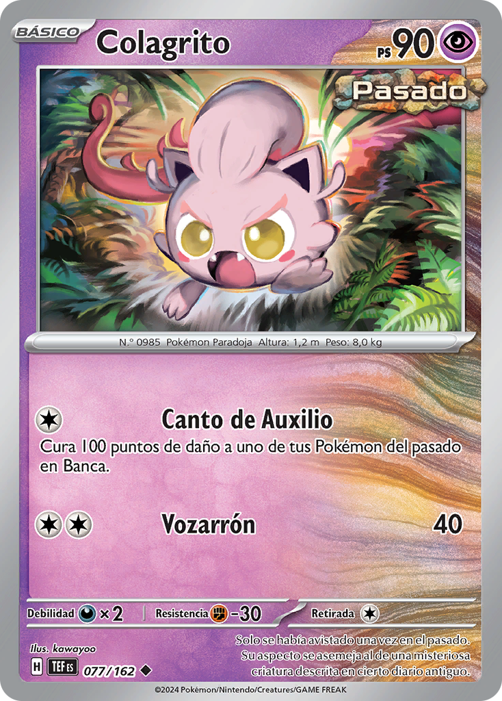 Colagrito (Fuerzas Temporales TCG) - WikiDex, la enciclopedia Pokémon