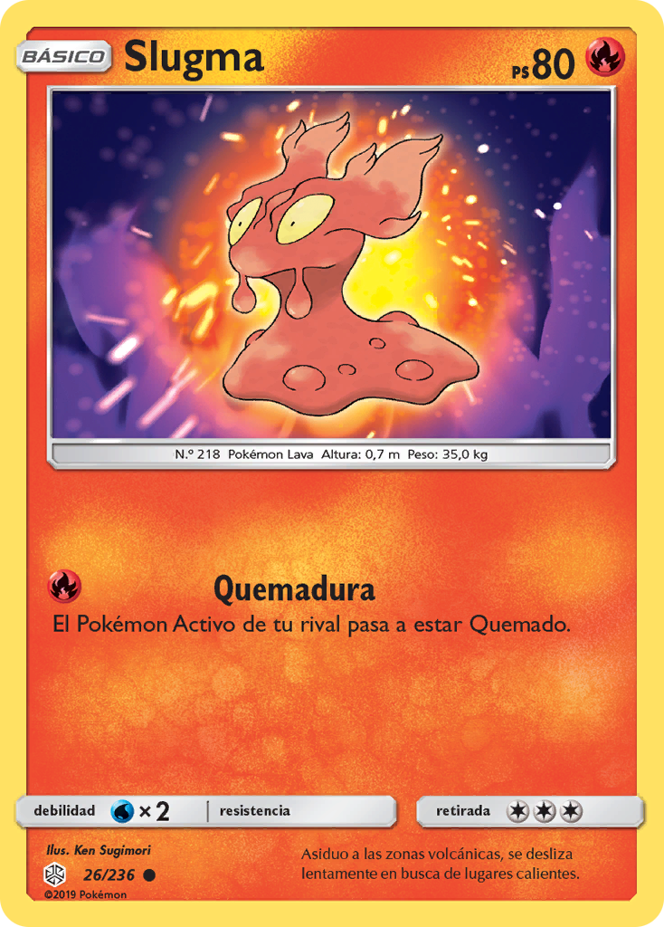 Slugma (Eclipse Cósmico TCG) - WikiDex, la enciclopedia Pokémon