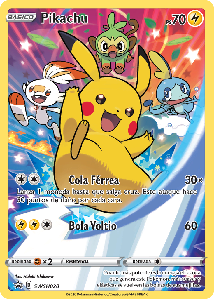 Pikachu SWSH Promo 20 TCG WikiDex La Enciclopedia Pok mon