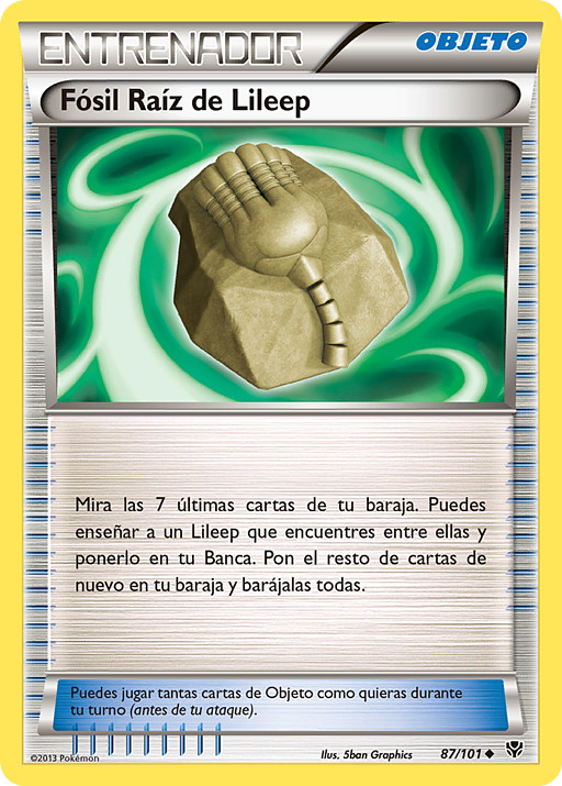 Fósil Raíz de Lileep (TCG) - WikiDex, la enciclopedia Pokémon