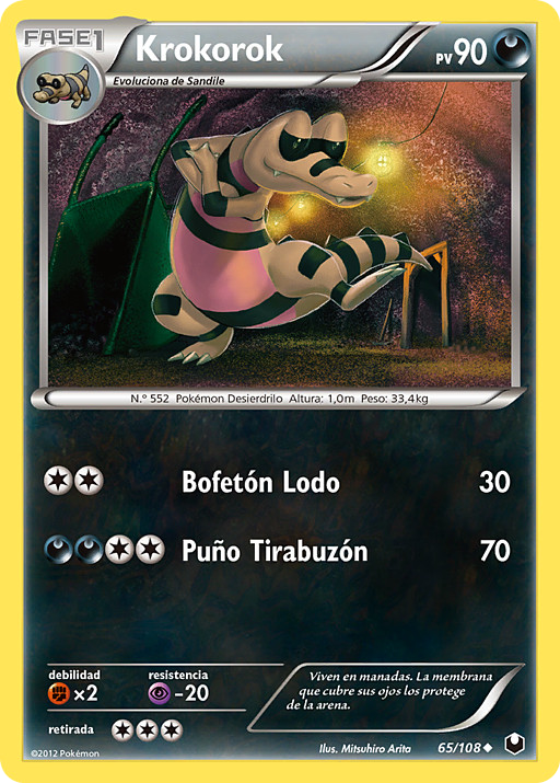 Krokorok (Oscuros Exploradores TCG) - WikiDex, la enciclopedia Pokémon