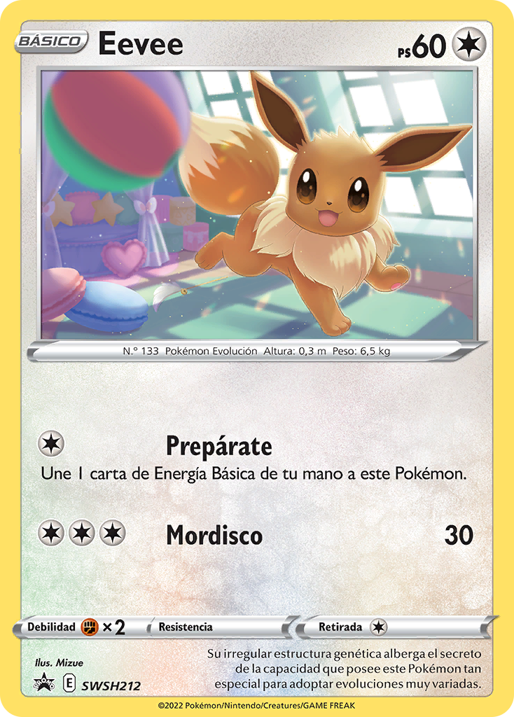 Archivo:Eevee (SWSH Promo 212 TCG).png - WikiDex, la enciclopedia Pokémon