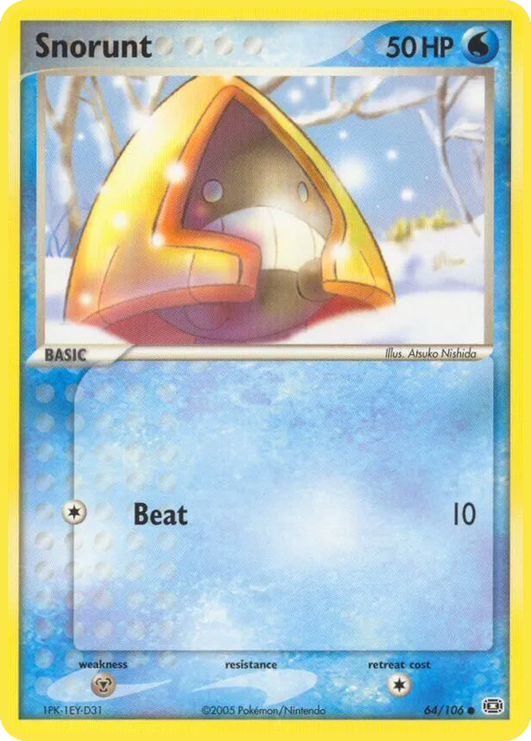 Snorunt (Emerald TCG) - WikiDex, la enciclopedia Pokémon