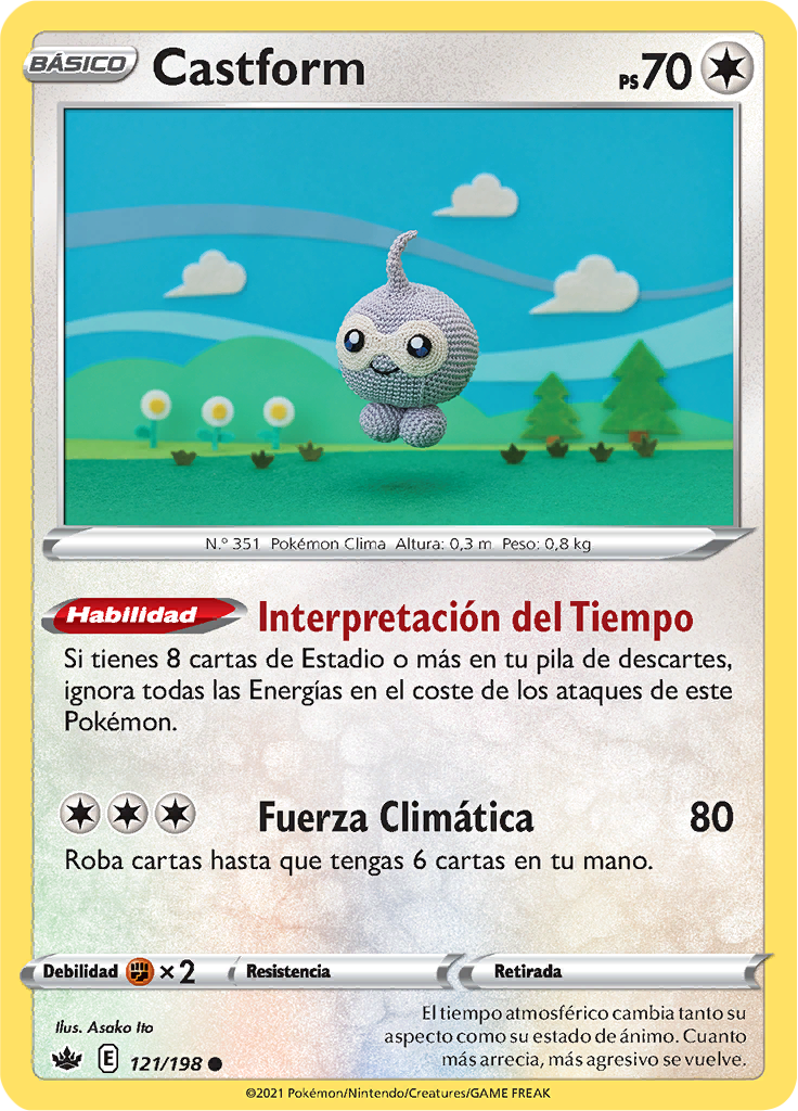 Castform (Reinado Escalofriante TCG) - WikiDex, la enciclopedia Pokémon