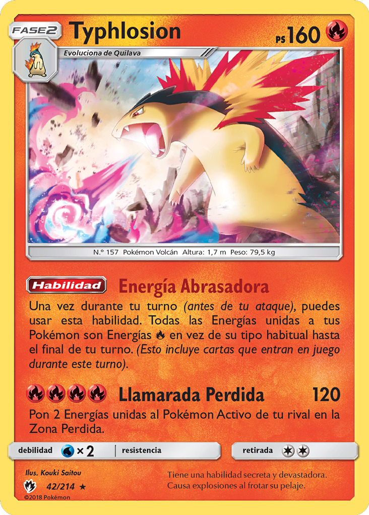Typhlosion (Truenos Perdidos TCG) - WikiDex, la enciclopedia Pokémon