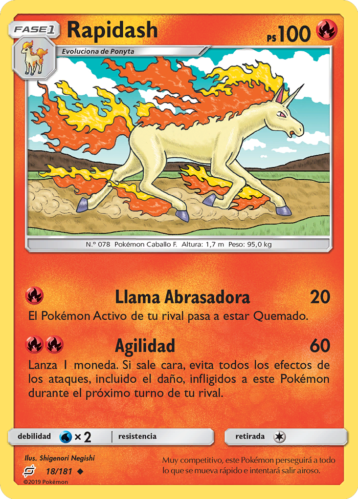 Rapidash (Unión de Aliados TCG) - WikiDex, la enciclopedia Pokémon