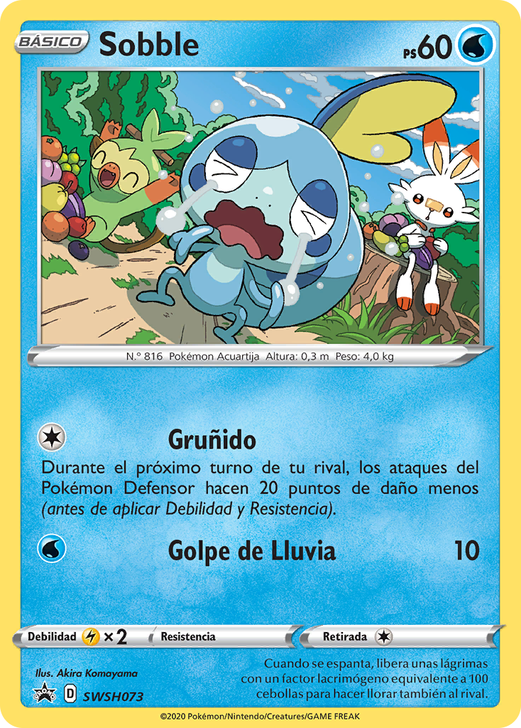 Sobble (SWSH Promo 73 TCG) - WikiDex, la enciclopedia Pokémon