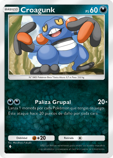 Croagunk (Pugna Espaciotemporal TCG Pocket) - WikiDex, la enciclopedia ...
