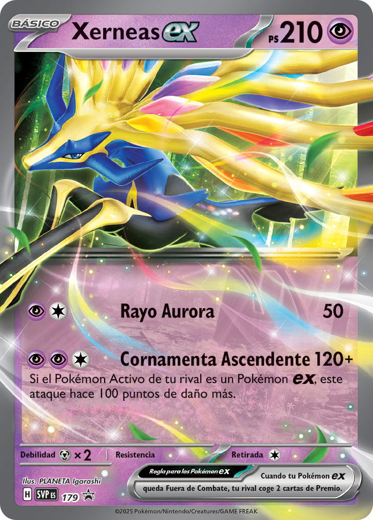 Xerneas ex (SV Promo 179 TCG) - WikiDex, la enciclopedia Pokémon