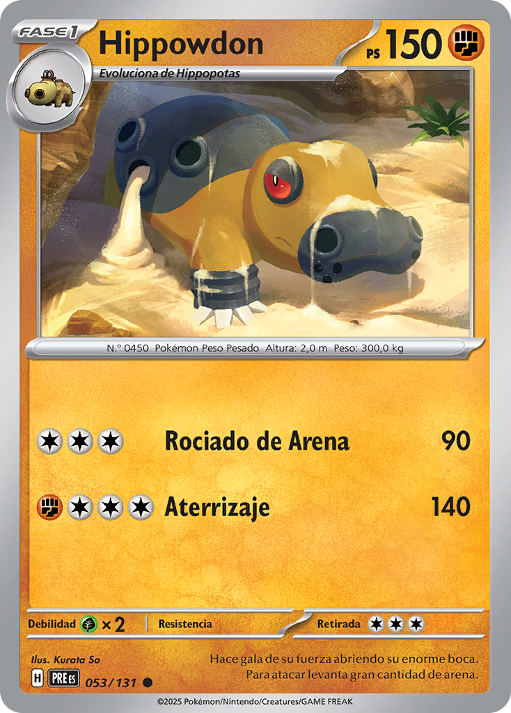 Hippowdon (Evoluciones Prismáticas TCG) - WikiDex, la enciclopedia Pokémon