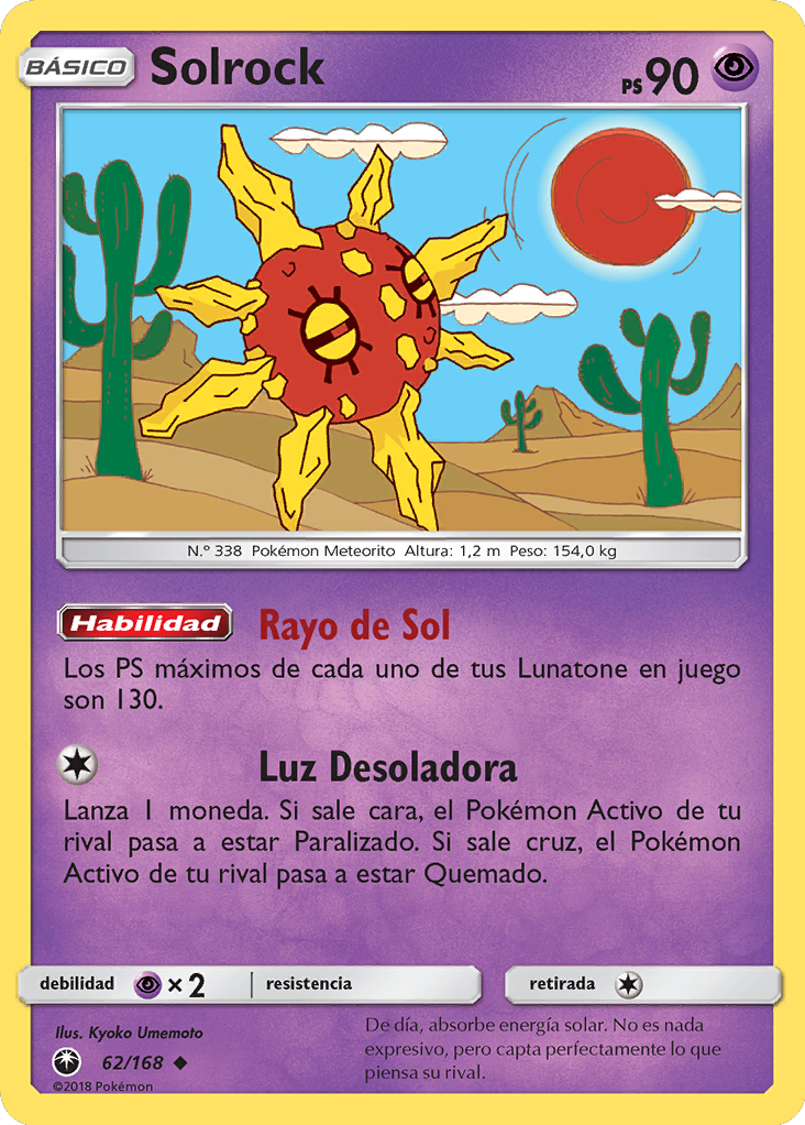 Solrock (Tormenta Celestial TCG) - WikiDex, la enciclopedia Pokémon