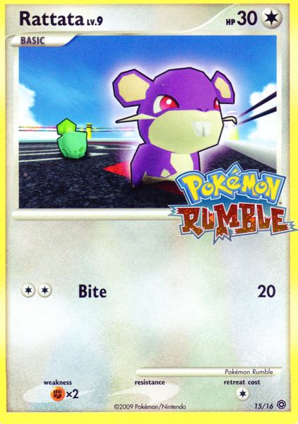 Rattata (Pokémon Rumble TCG) - WikiDex, la enciclopedia Pokémon