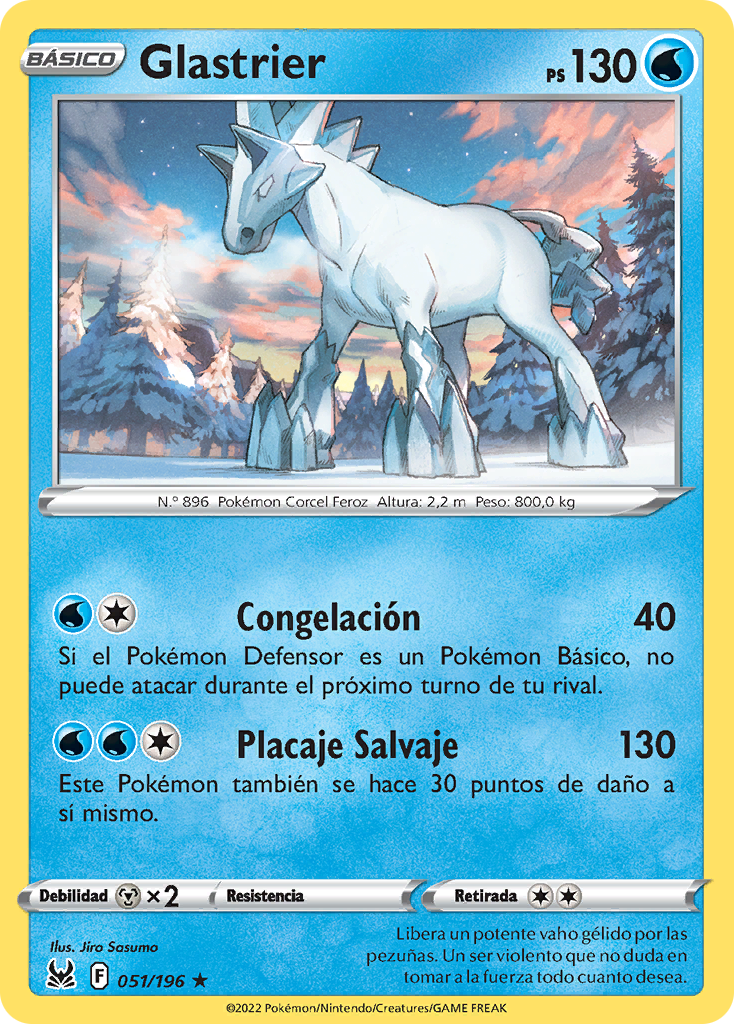 Glastrier (Origen Perdido TCG) - WikiDex, la enciclopedia Pokémon