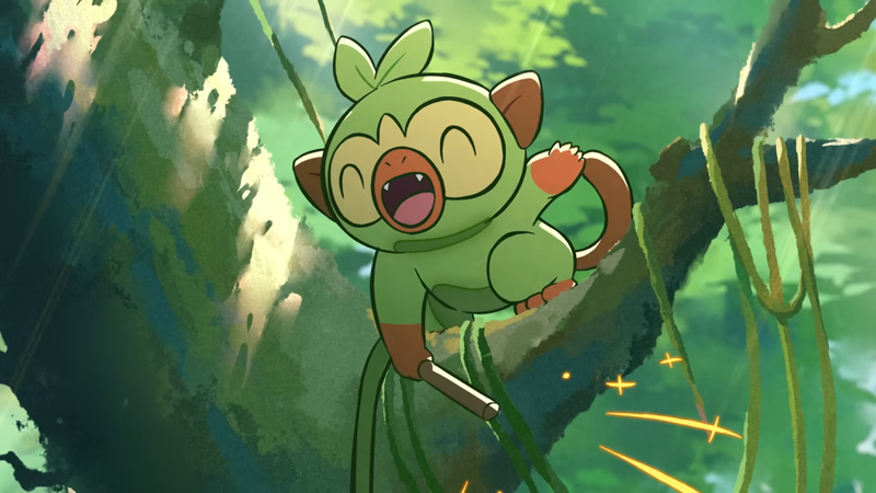 VEP10: Grookey #0810 Pokédex Animado - WikiDex, la enciclopedia Pokémon