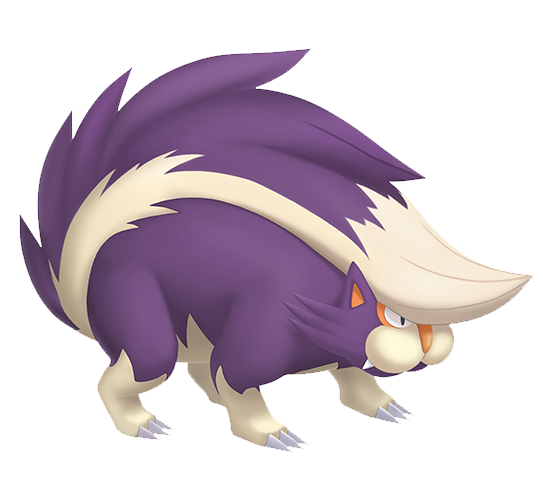 Archivo:Skuntank DBPR (Ilustración).png - WikiDex, la enciclopedia Pokémon