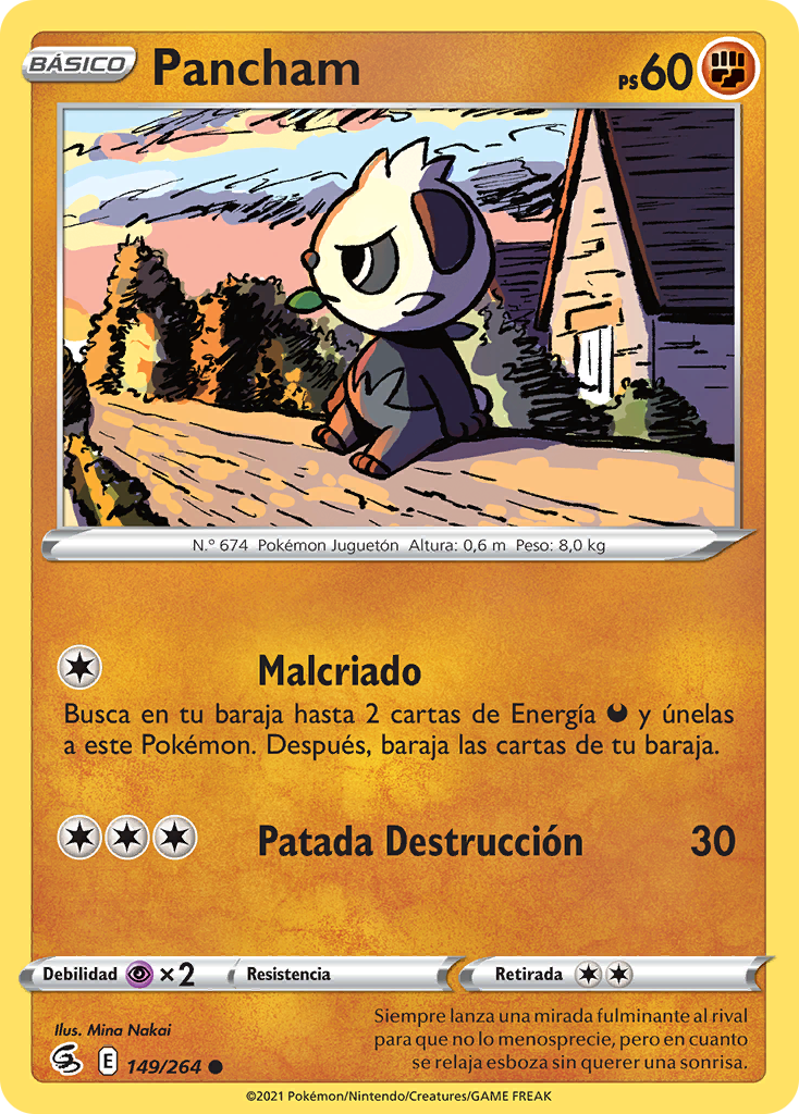 Pancham (Golpe Fusión TCG) - WikiDex, la enciclopedia Pokémon