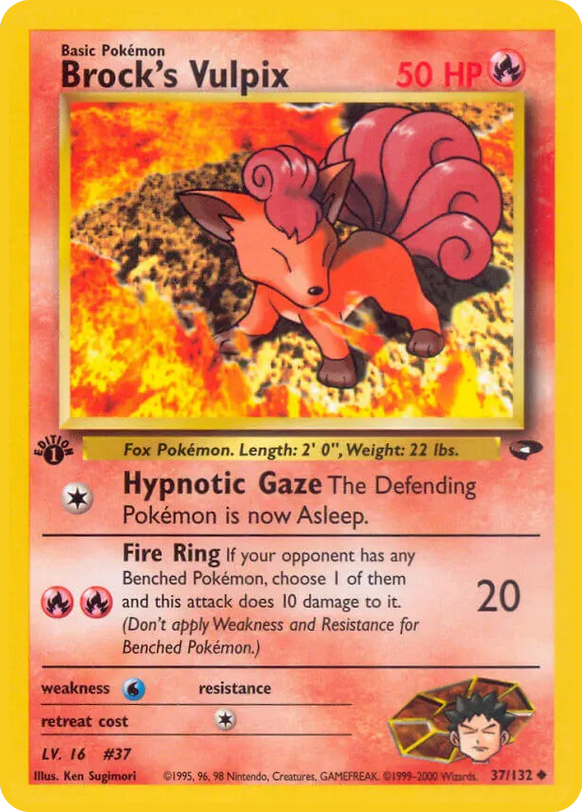 Brock's Vulpix (Gym Challenge TCG) - WikiDex, la enciclopedia Pokémon