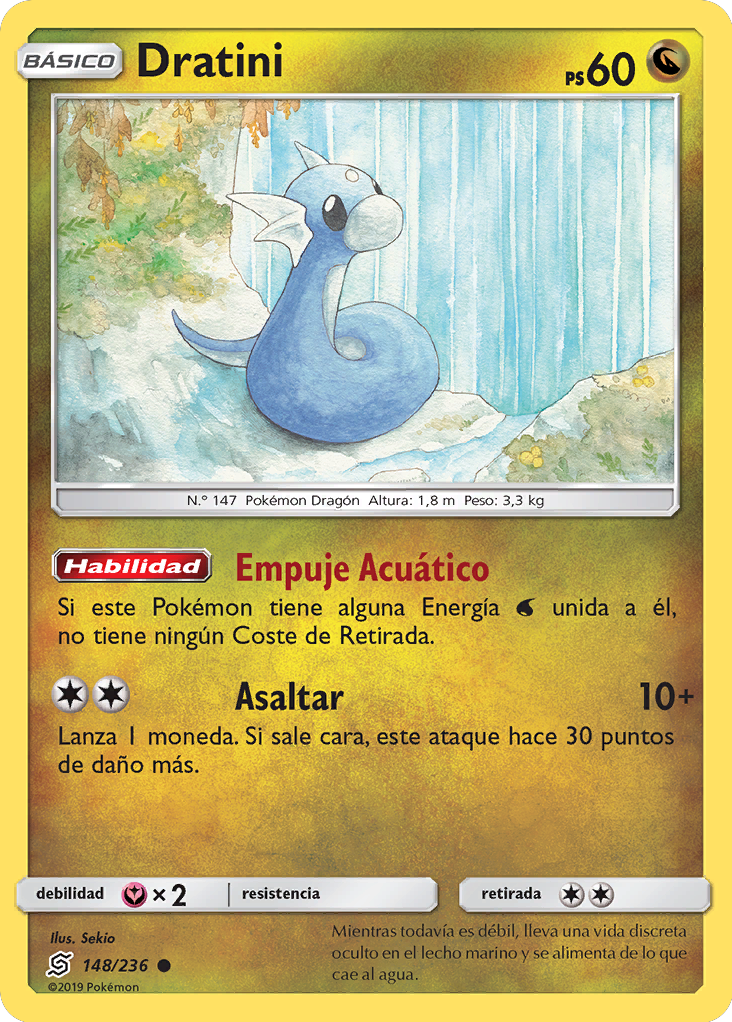 Dratini (Mentes Unidas 148 TCG) - WikiDex, la enciclopedia Pokémon