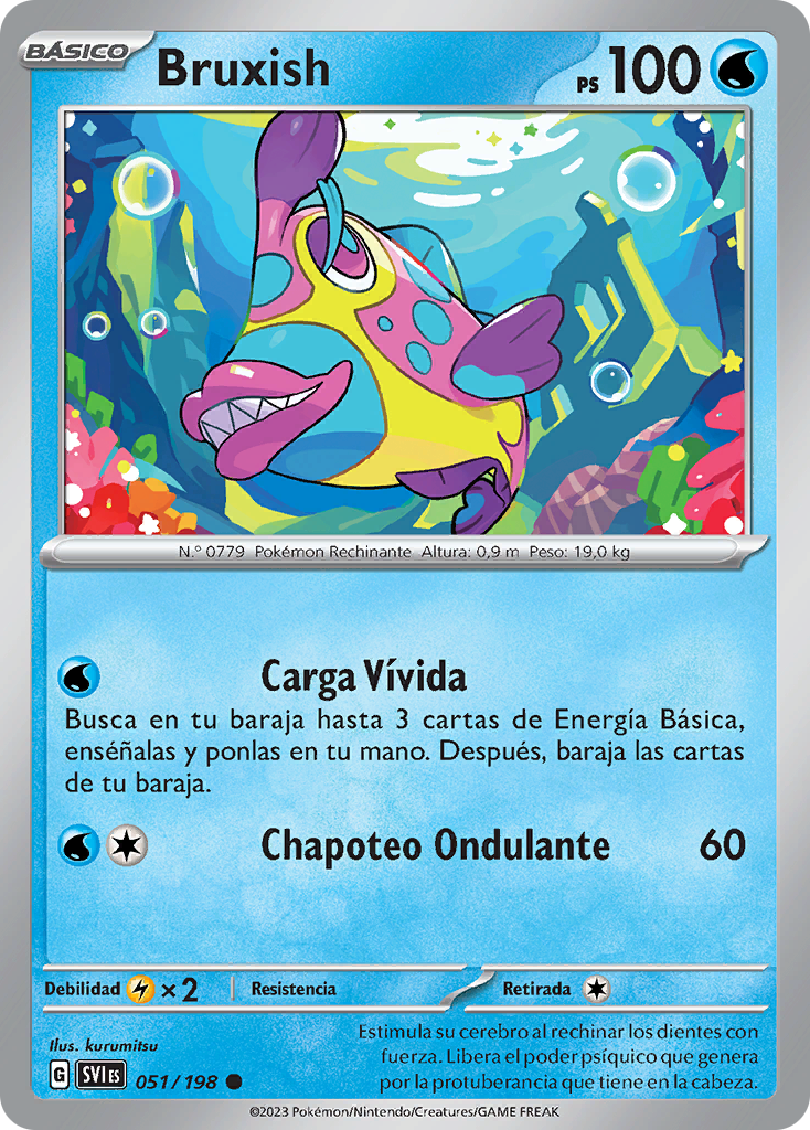 Bruxish (Escarlata y Púrpura TCG) - WikiDex, la enciclopedia Pokémon