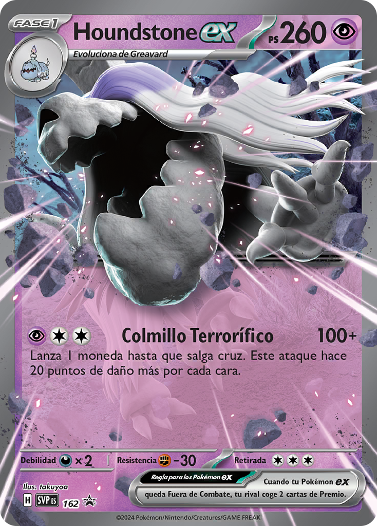 Houndstone ex (SV Promo 162 TCG) - WikiDex, la enciclopedia Pokémon