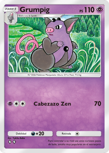 Grumpig (Guardianes Celestiales TCG Pocket) - WikiDex, la enciclopedia ...