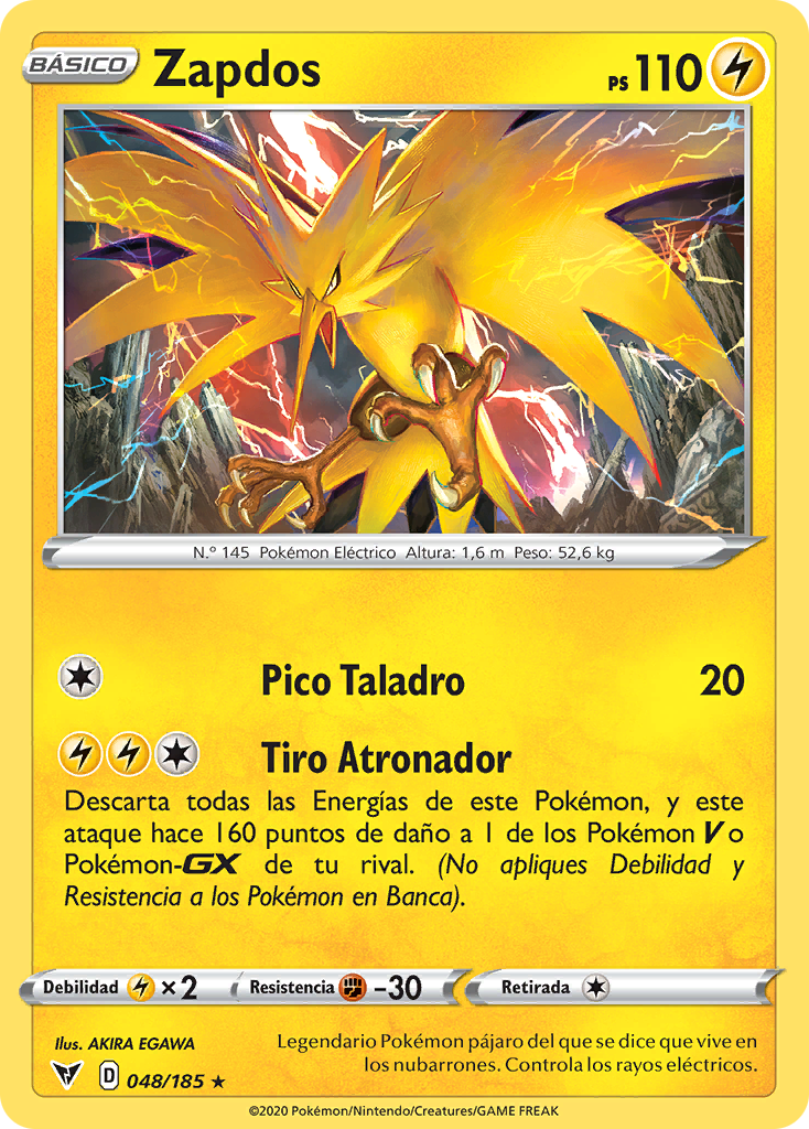 Zapdos (Voltaje Vívido TCG) - WikiDex, la enciclopedia Pokémon
