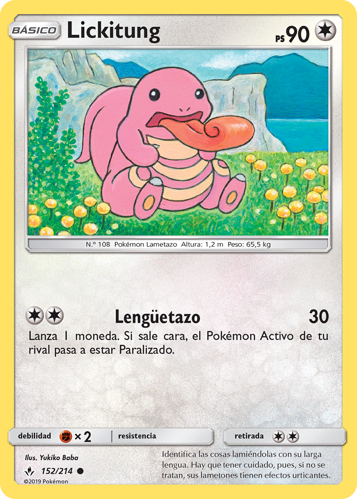 Lickitung (Vínculos Indestructibles TCG) - WikiDex, la enciclopedia Pokémon