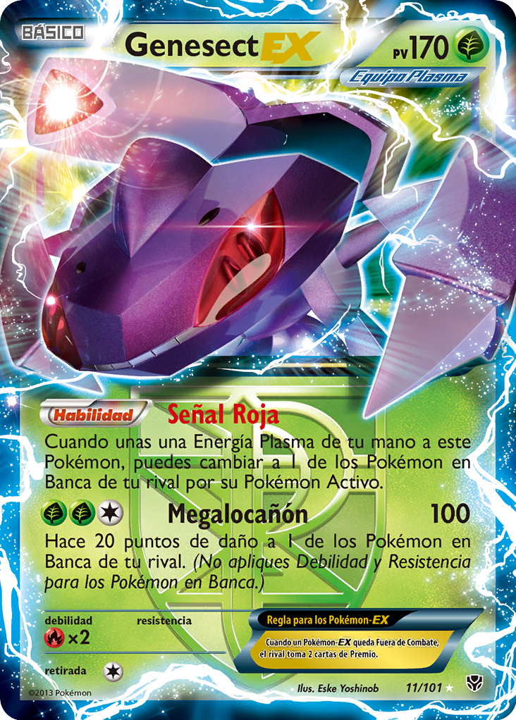 Genesect-EX (Explosión Plasma TCG) - WikiDex, la enciclopedia Pokémon