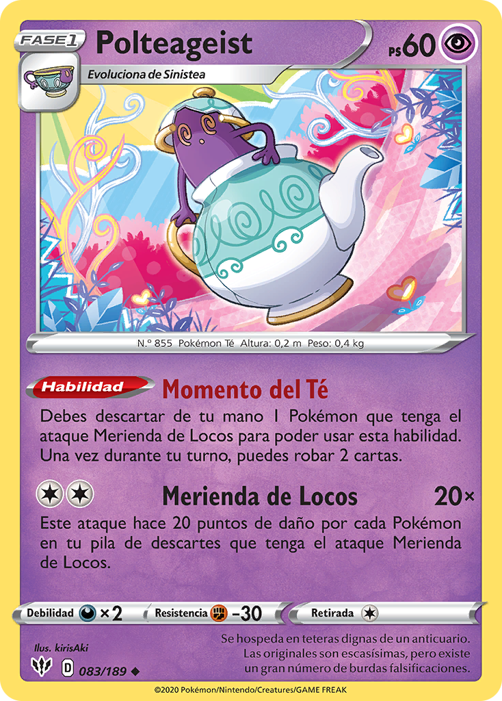 Polteageist (Oscuridad Incandescente TCG) - WikiDex, la enciclopedia ...