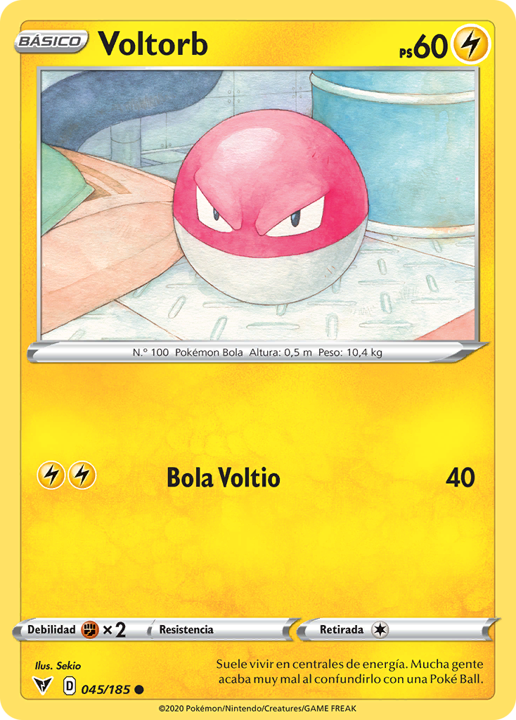 Voltorb (Voltaje Vívido TCG) - WikiDex, la enciclopedia Pokémon