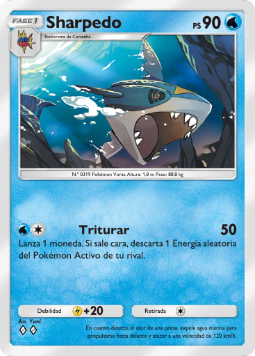 Sharpedo (Crisis Dimensional TCG Pocket) - WikiDex, la enciclopedia Pokémon