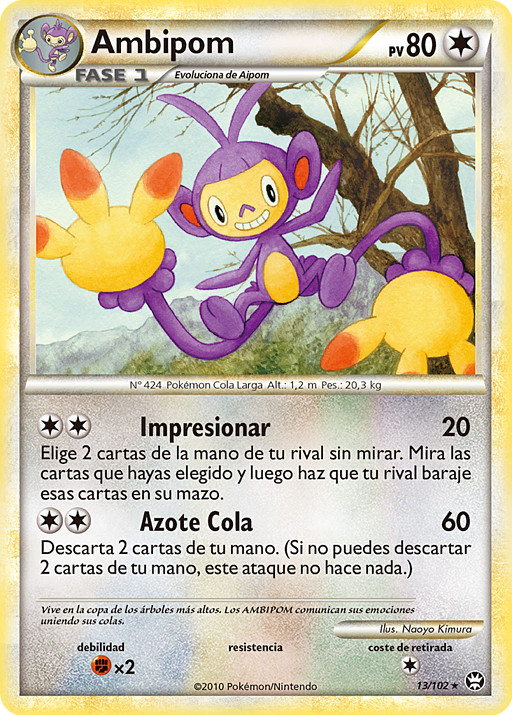 Ambipom (Triunfadores TCG) - WikiDex, la enciclopedia Pokémon