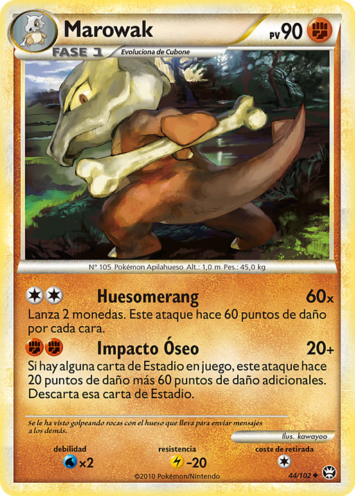 Marowak (Triunfadores TCG) - WikiDex, la enciclopedia Pokémon
