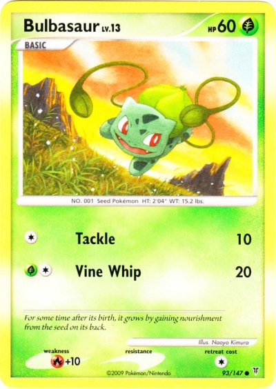 Bulbasaur (Supreme Victors TCG) - WikiDex, la enciclopedia Pokémon