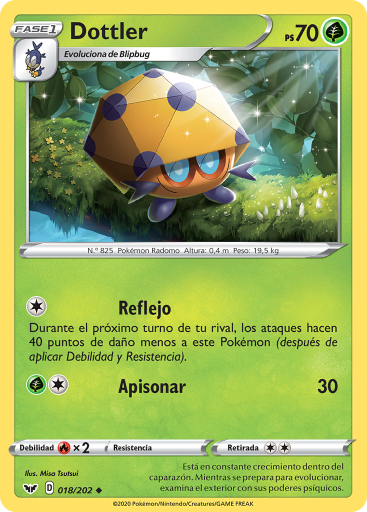 Dottler (Espada y Escudo TCG) - WikiDex, la enciclopedia Pokémon