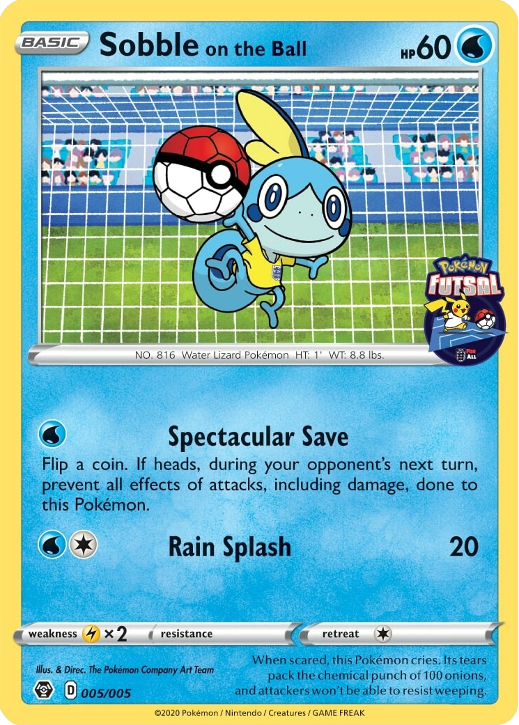 Sobble on the Ball (Pokémon Futsal TCG) - WikiDex, la enciclopedia Pokémon