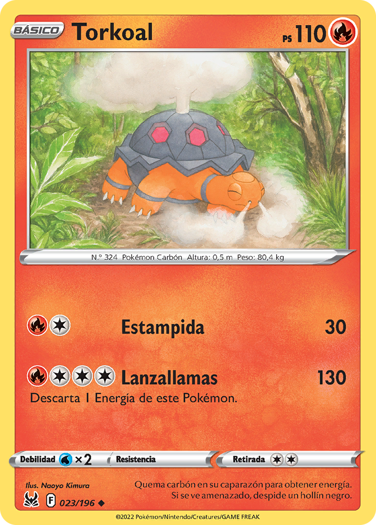Torkoal (Origen Perdido TCG) - WikiDex, la enciclopedia Pokémon