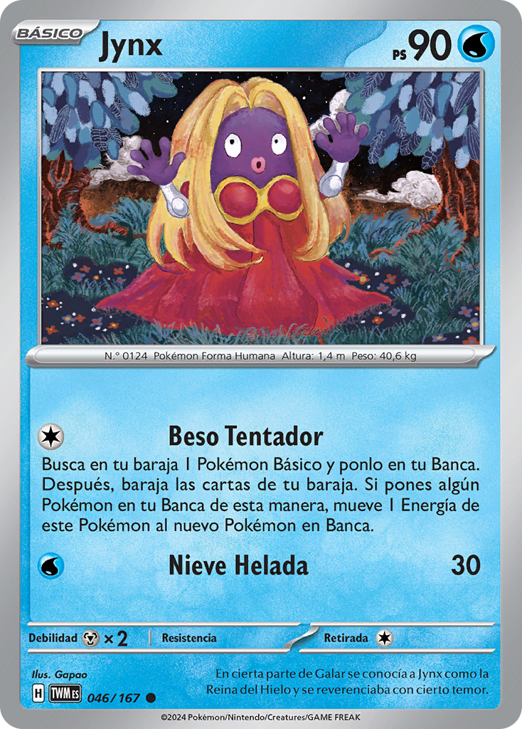 Jynx (Mascarada Crepuscular TCG) - WikiDex, la enciclopedia Pokémon