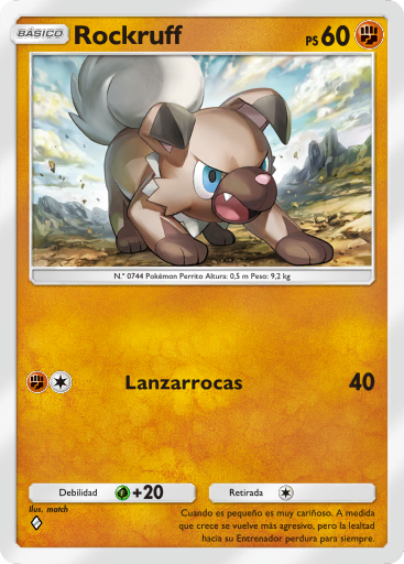 Rockruff (Crisis Dimensional TCG Pocket) - WikiDex, la enciclopedia Pokémon