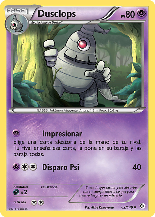 Dusclops (Fronteras Cruzadas TCG) - WikiDex, la enciclopedia Pokémon