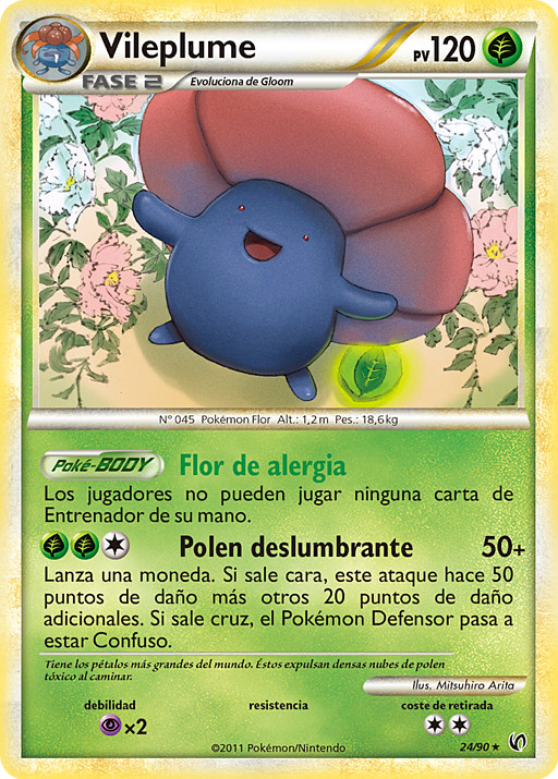 Vileplume (Intrépidos TCG) - WikiDex, la enciclopedia Pokémon