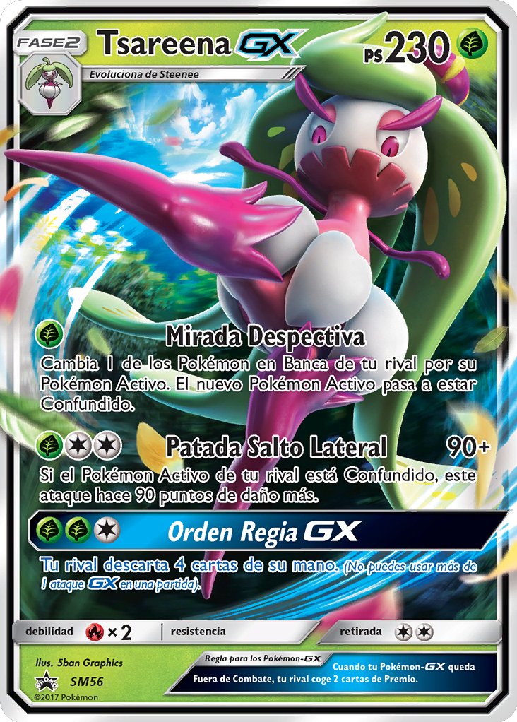 Tsareena-GX (SM Promo 56 TCG) - WikiDex, la enciclopedia Pokémon